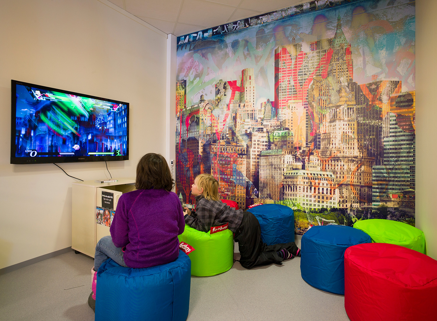 Gaming zones in libraries