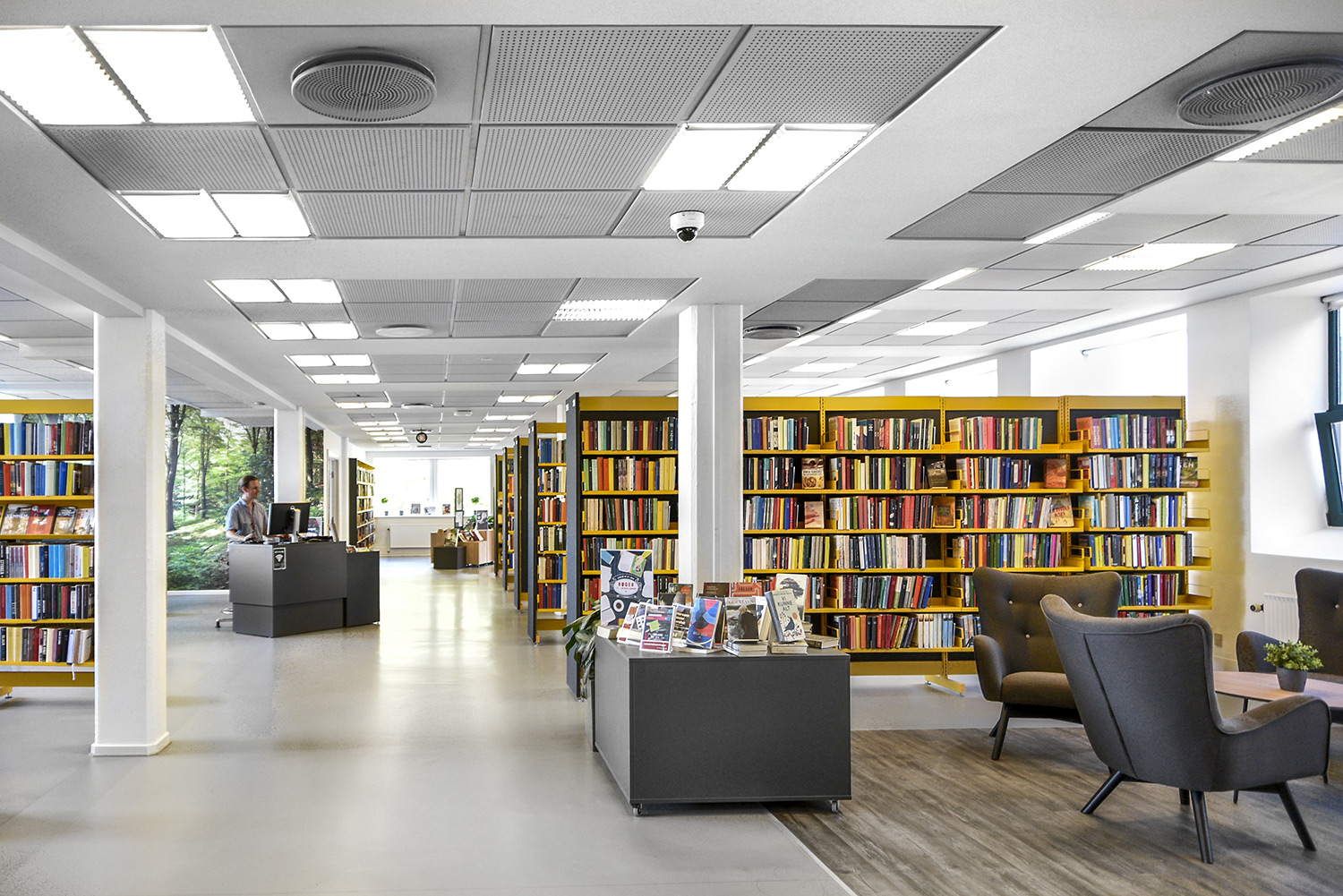 Environmental library interior design