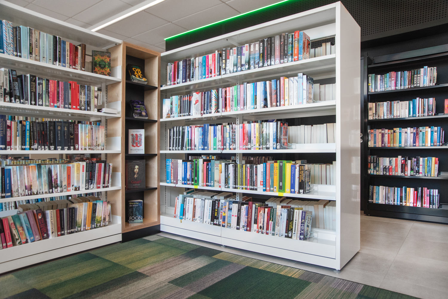 60/30 Classic Steel Shelving System for library interior design